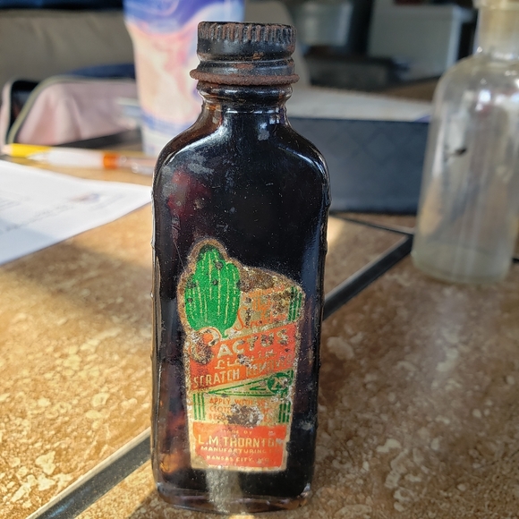 Vintage | Other | Vintage Cactus Liquid Bottle | Poshmark